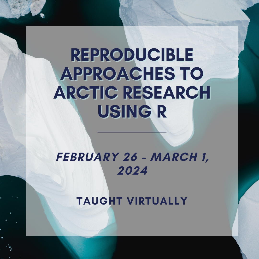 NSF Arctic Data Center Upcoming Training Opportunities