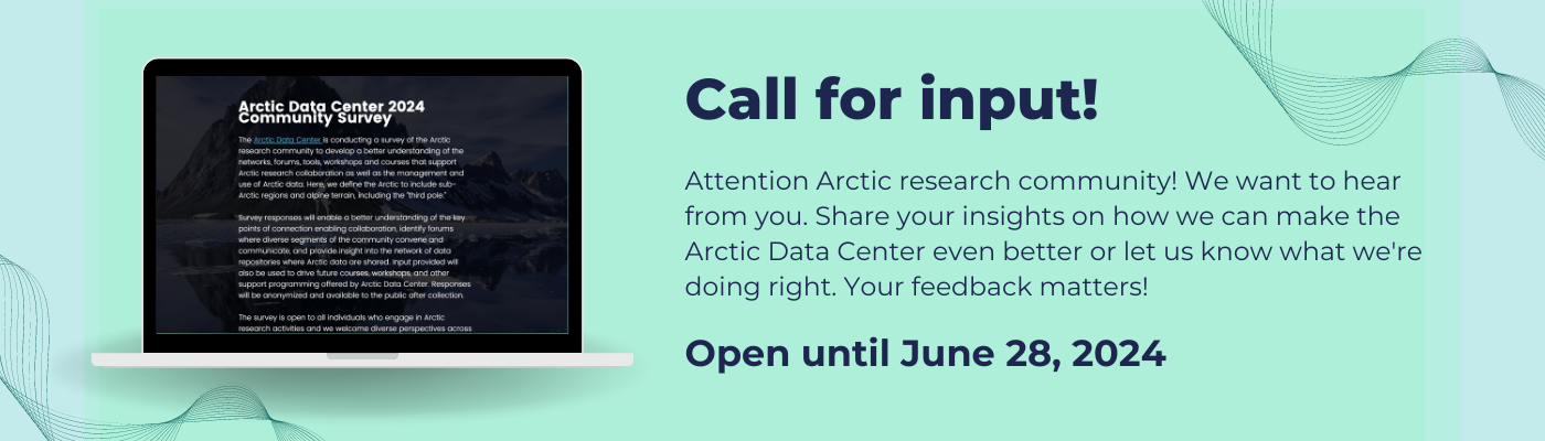 NSF Arctic Data Center Arctic Data Center 2024 Community Survey